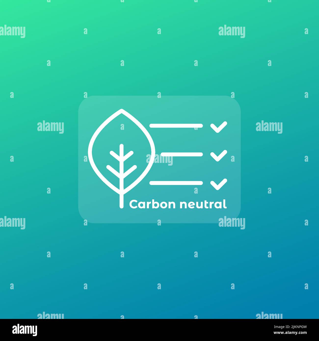 carbon neutral icon, vector design Stock Vector Image & Art - Alamy