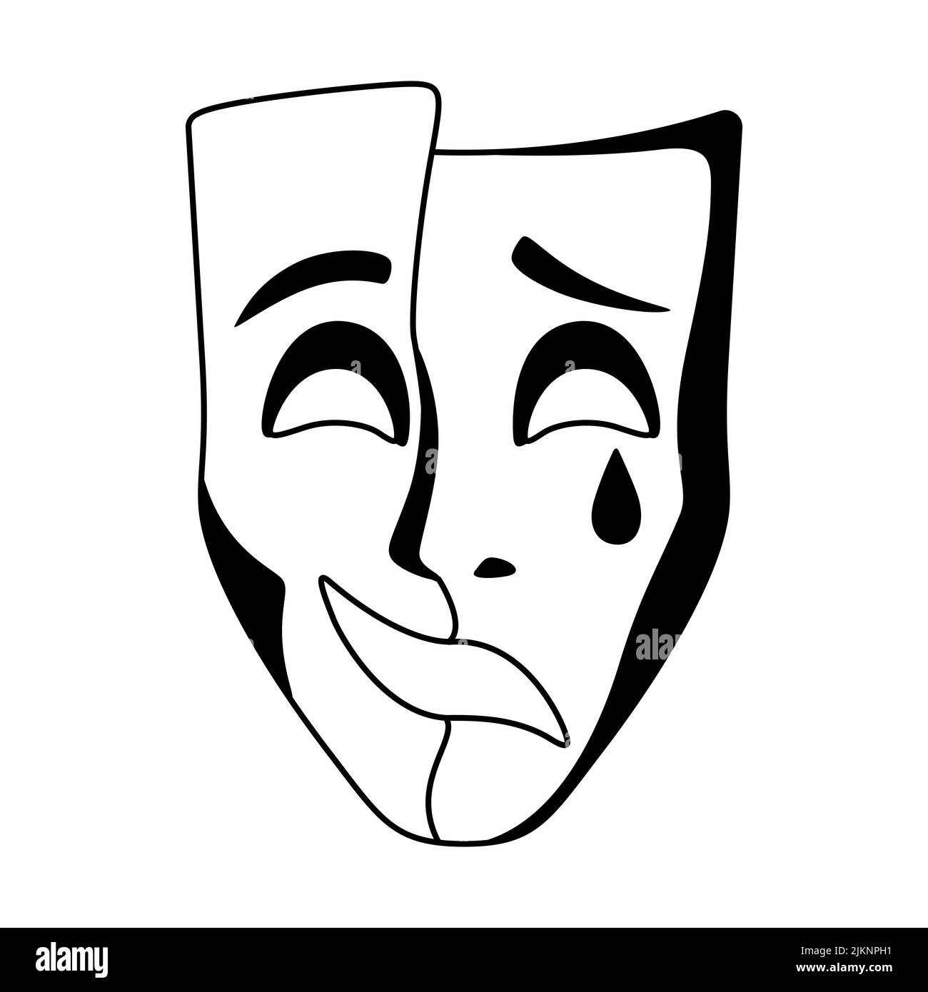 Theater mask icon vectors hi-res stock photography and images - Alamy