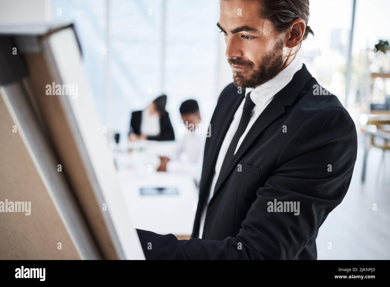 Im not resting until this plan comes to life. a young businessman ...