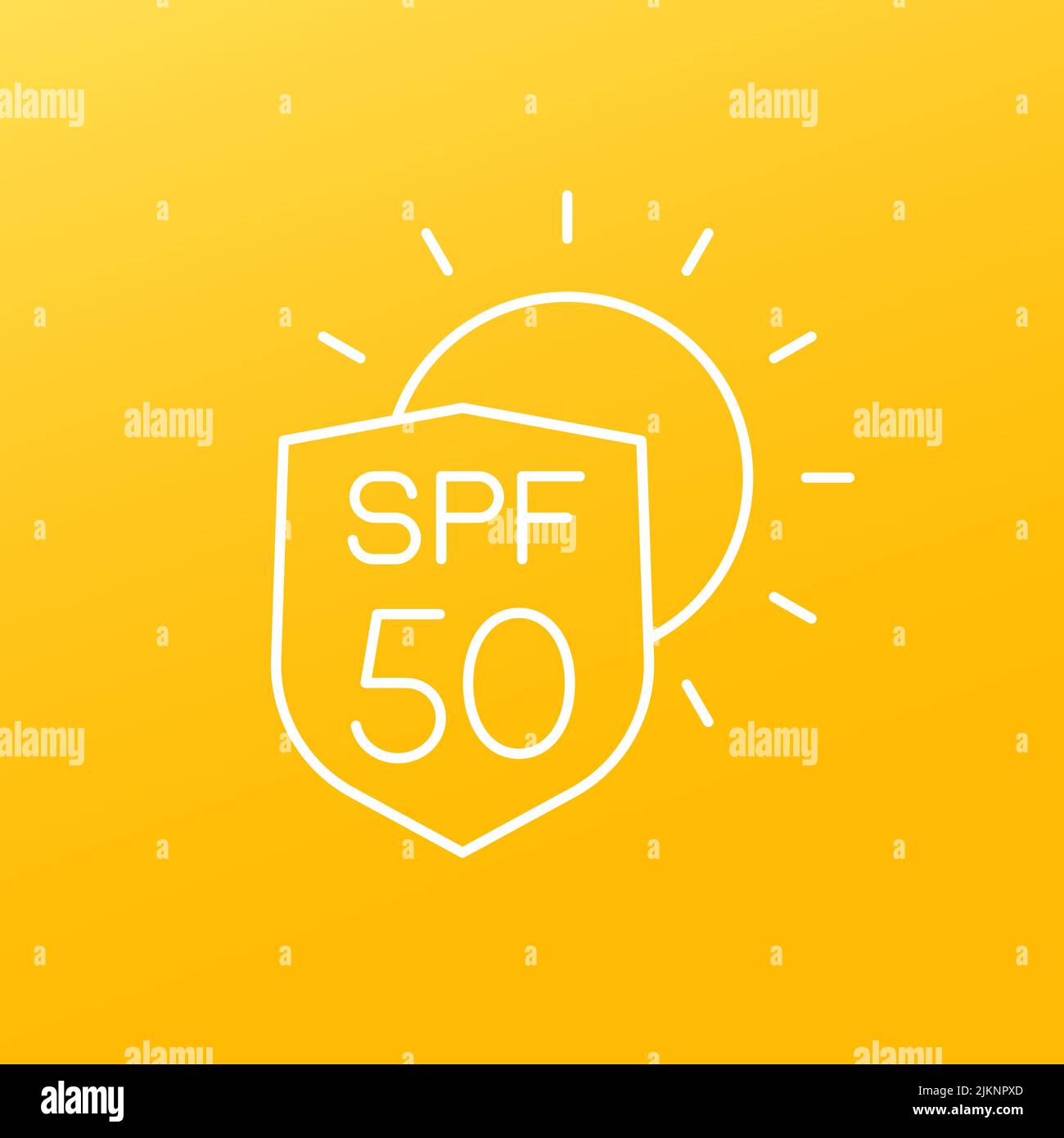 UV protection, SPF 50 line icon Stock Vector Image & Art - Alamy