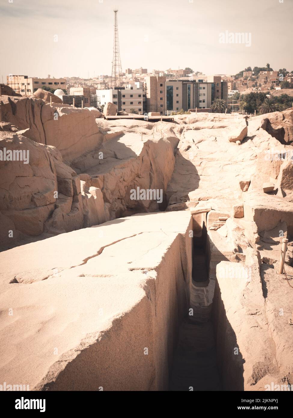 An archeological site in Aswan on a sunny morning Stock Photo - Alamy