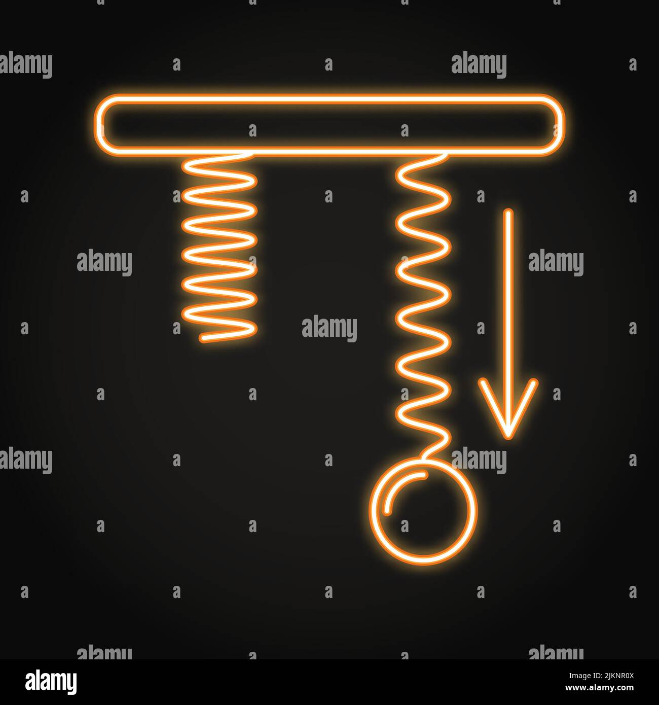 Law of elasticity Stock Vector Images - Alamy