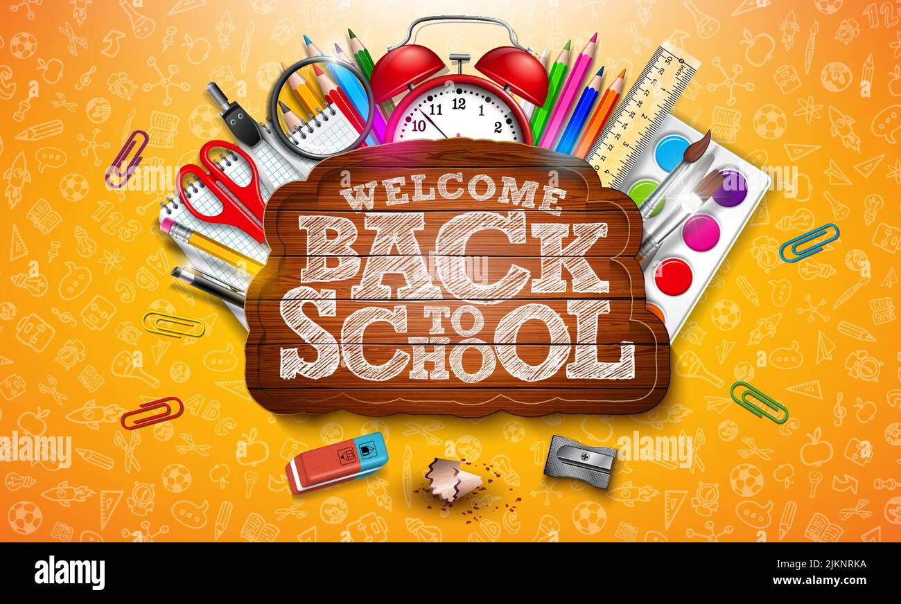 Apple alarm clock in Stock Vector Images - Alamy