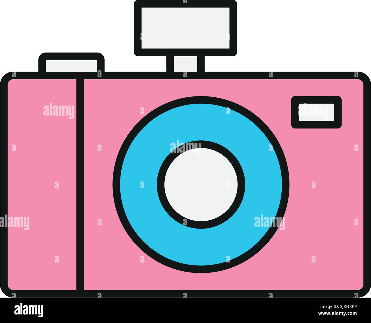 pink camera icon Stock Vector Image & Art - Alamy