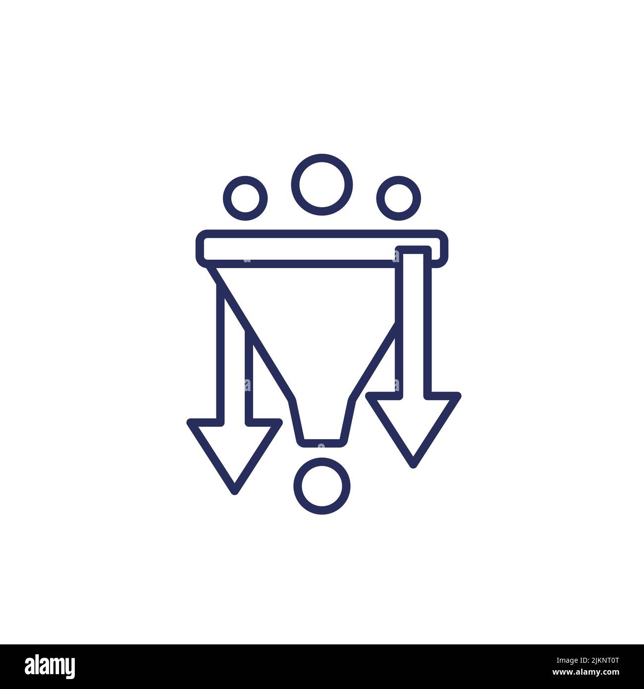 Lead white funnel hi-res stock photography and images - Alamy