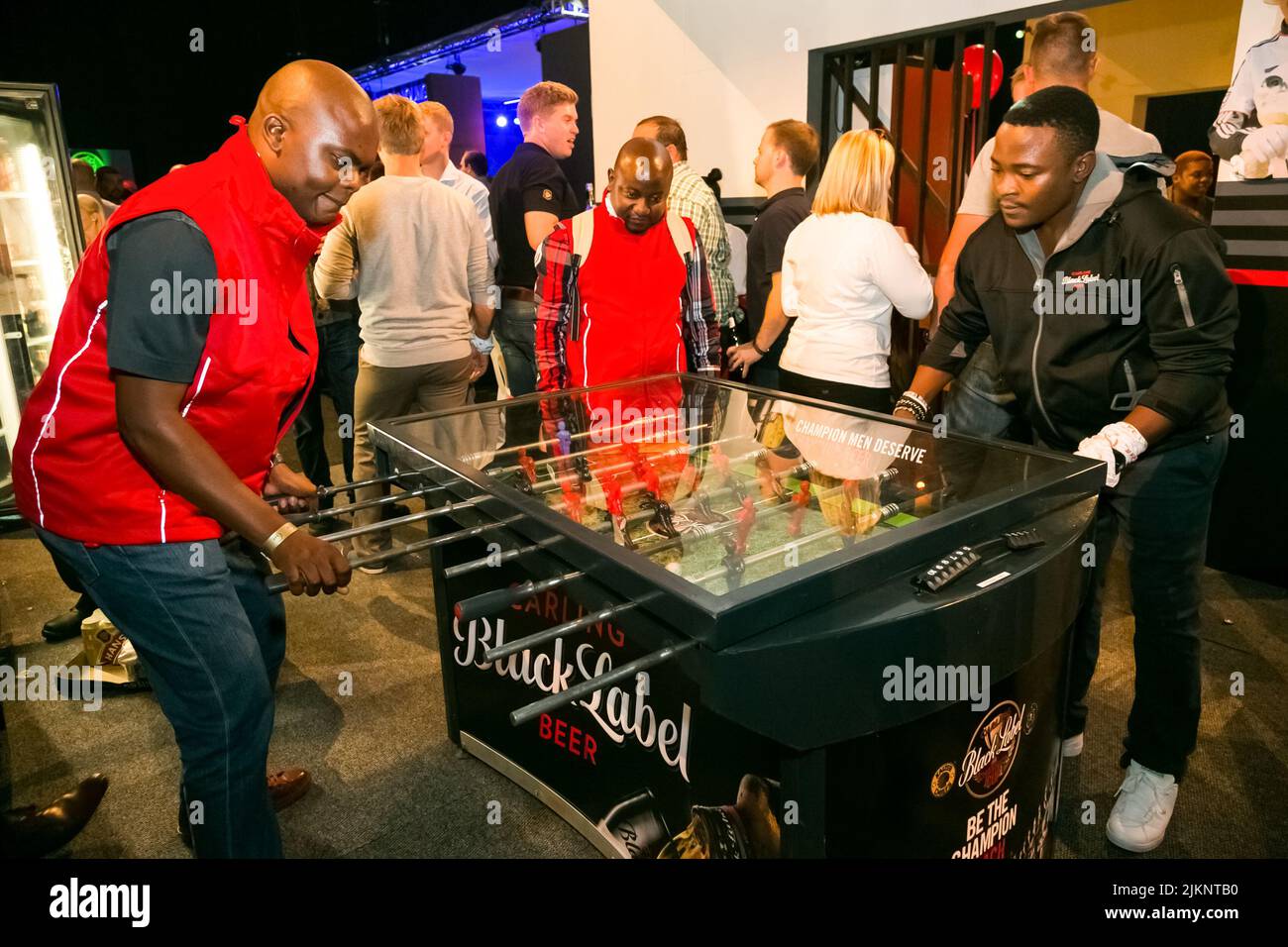 Cape Town, South Africa - April 20, 2016: Diverse people having fun at ...