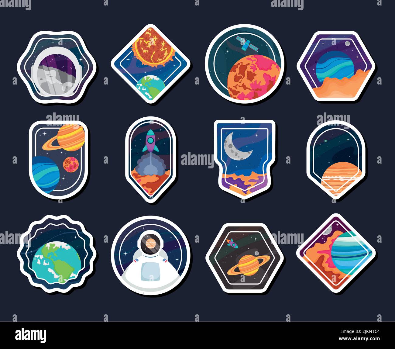 Space astronaut badges hi-res stock photography and images - Alamy