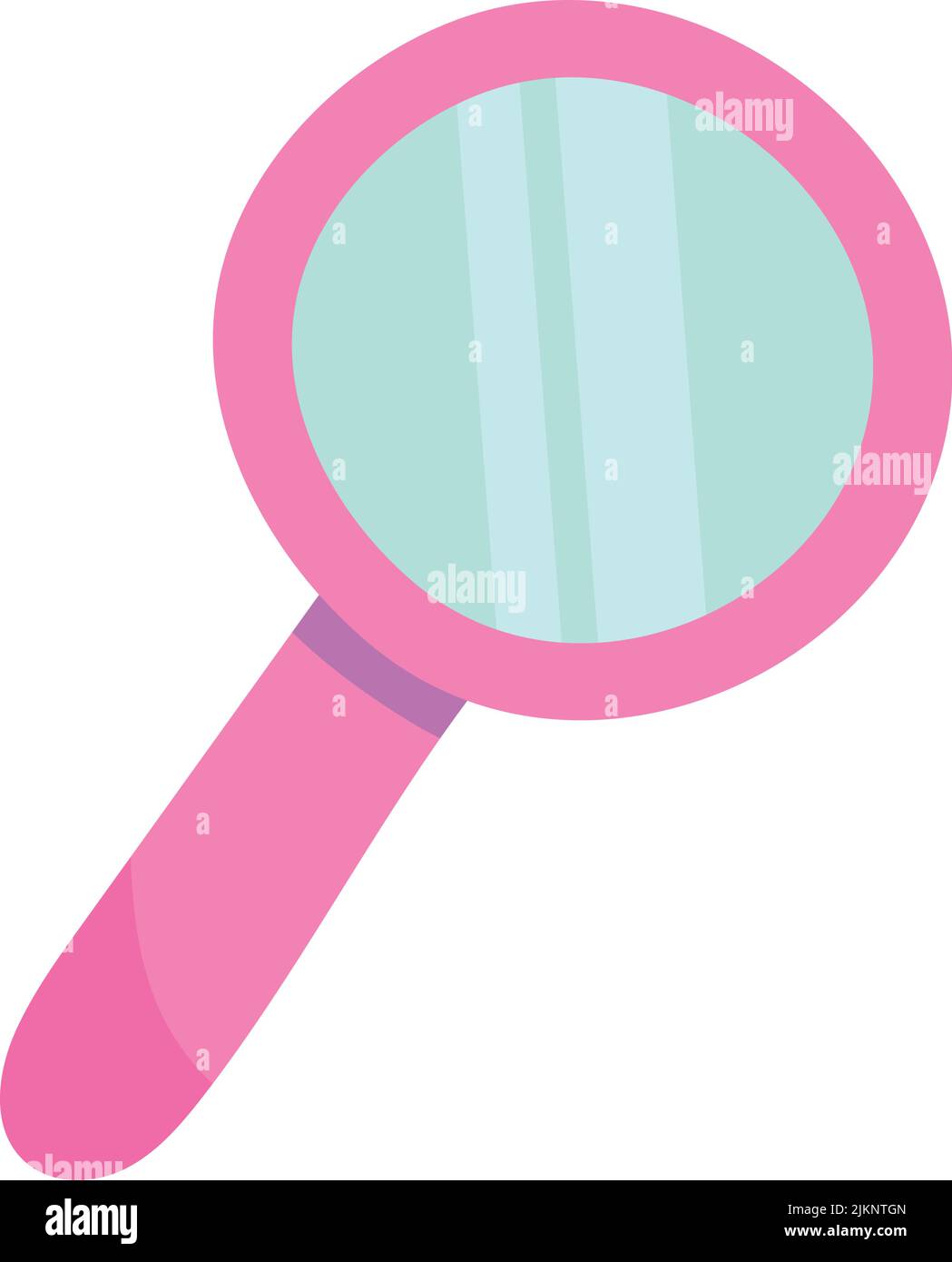 pink magnifying glass Stock Vector Image & Art - Alamy