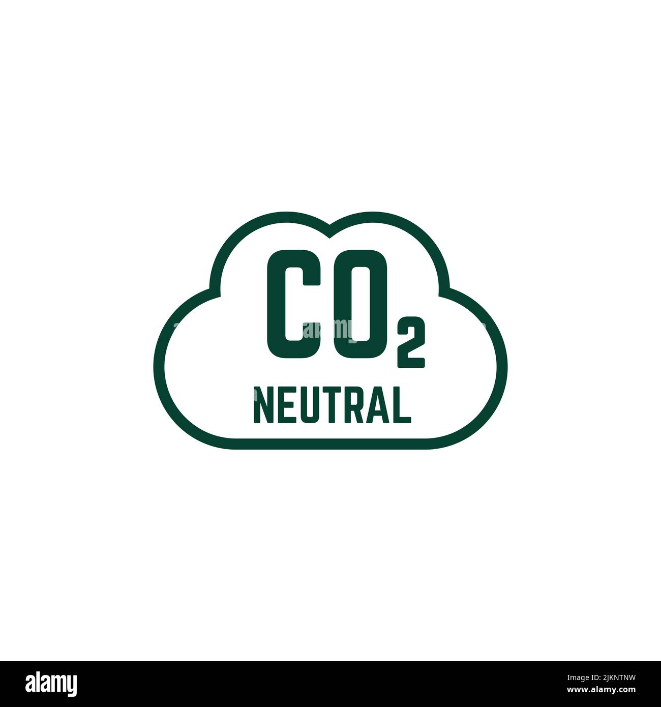 carbon neutral icon, zero co2 emission Stock Vector Image & Art - Alamy