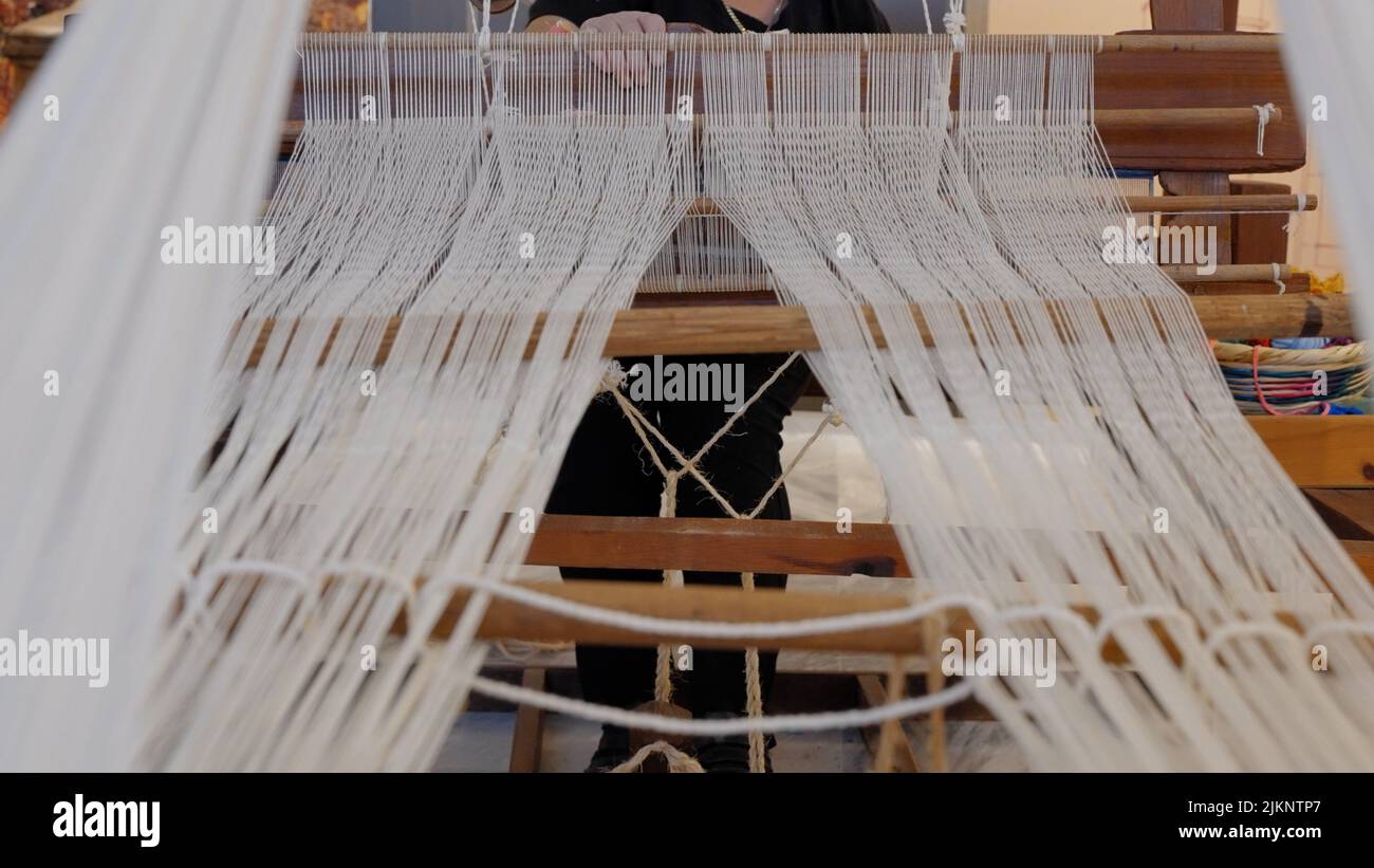 Thread weaving machine hi-res stock photography and images - Alamy