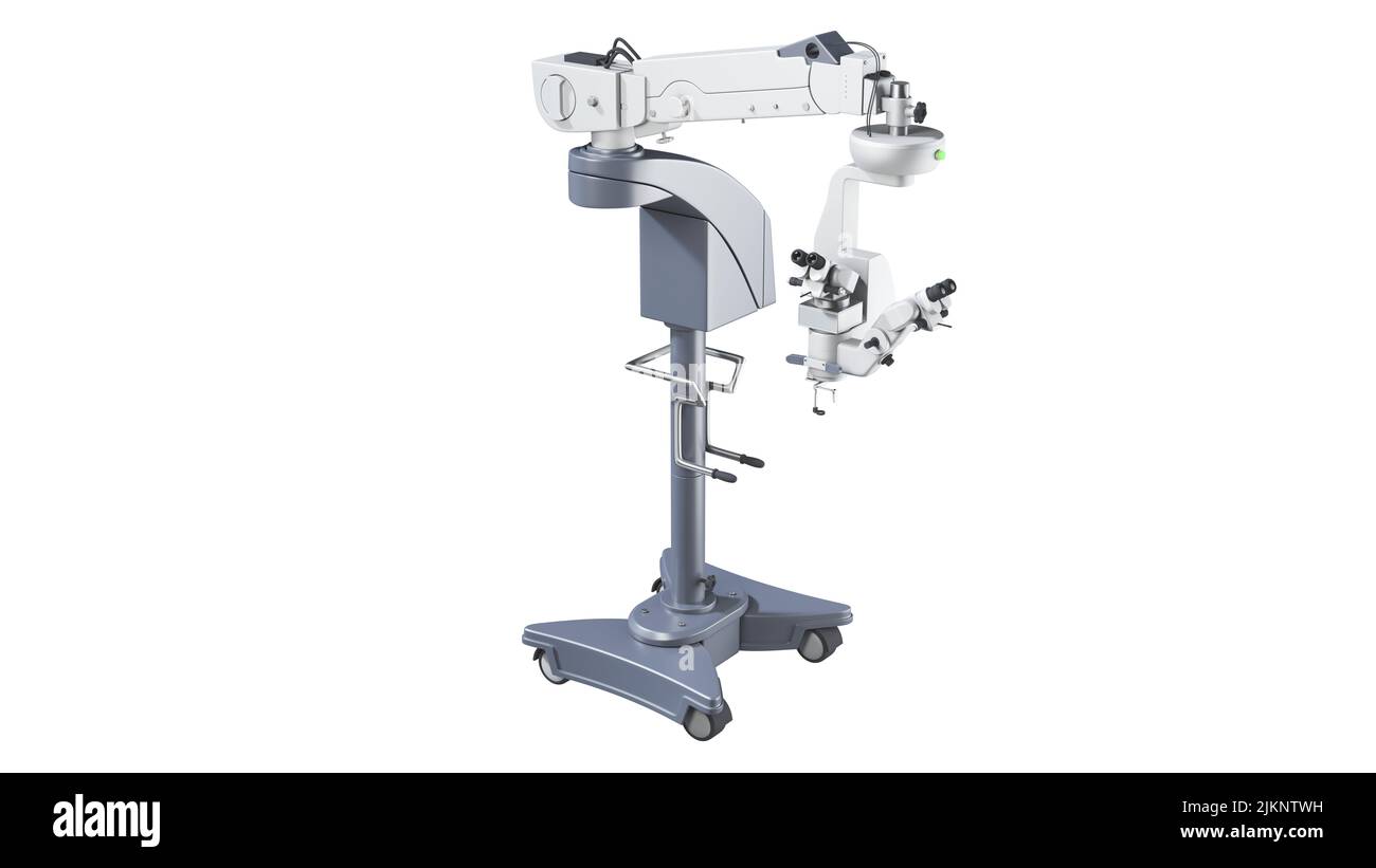 Surgical microscope, illustration Stock Photo - Alamy