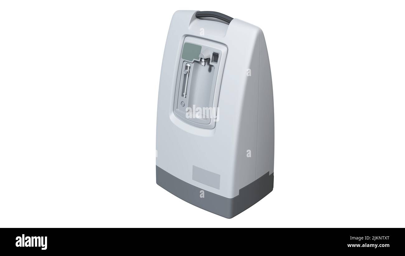 Oxygen concentrator, illustration Stock Photo - Alamy