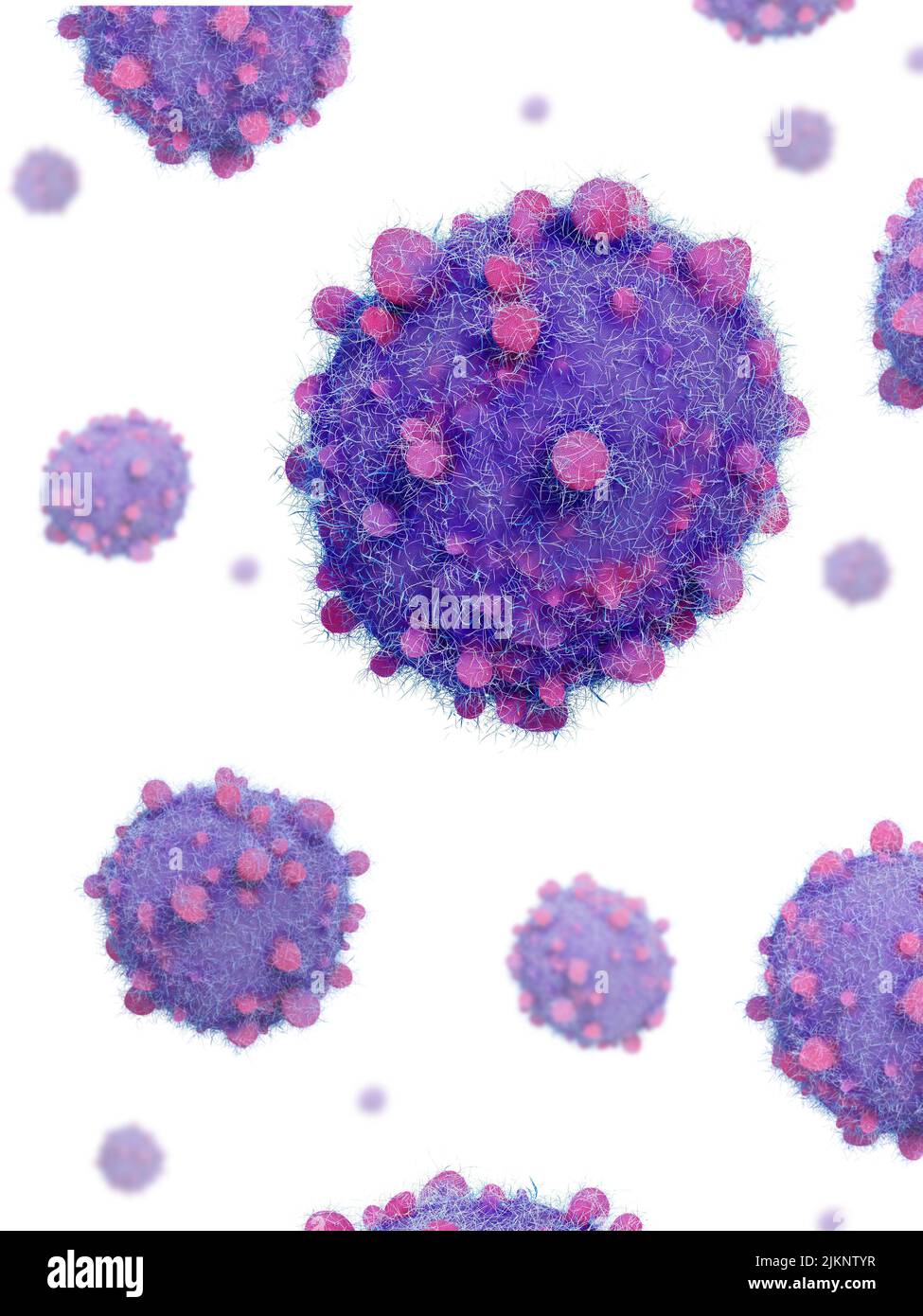 Pancreatic cancer cells, illustration Stock Photo - Alamy