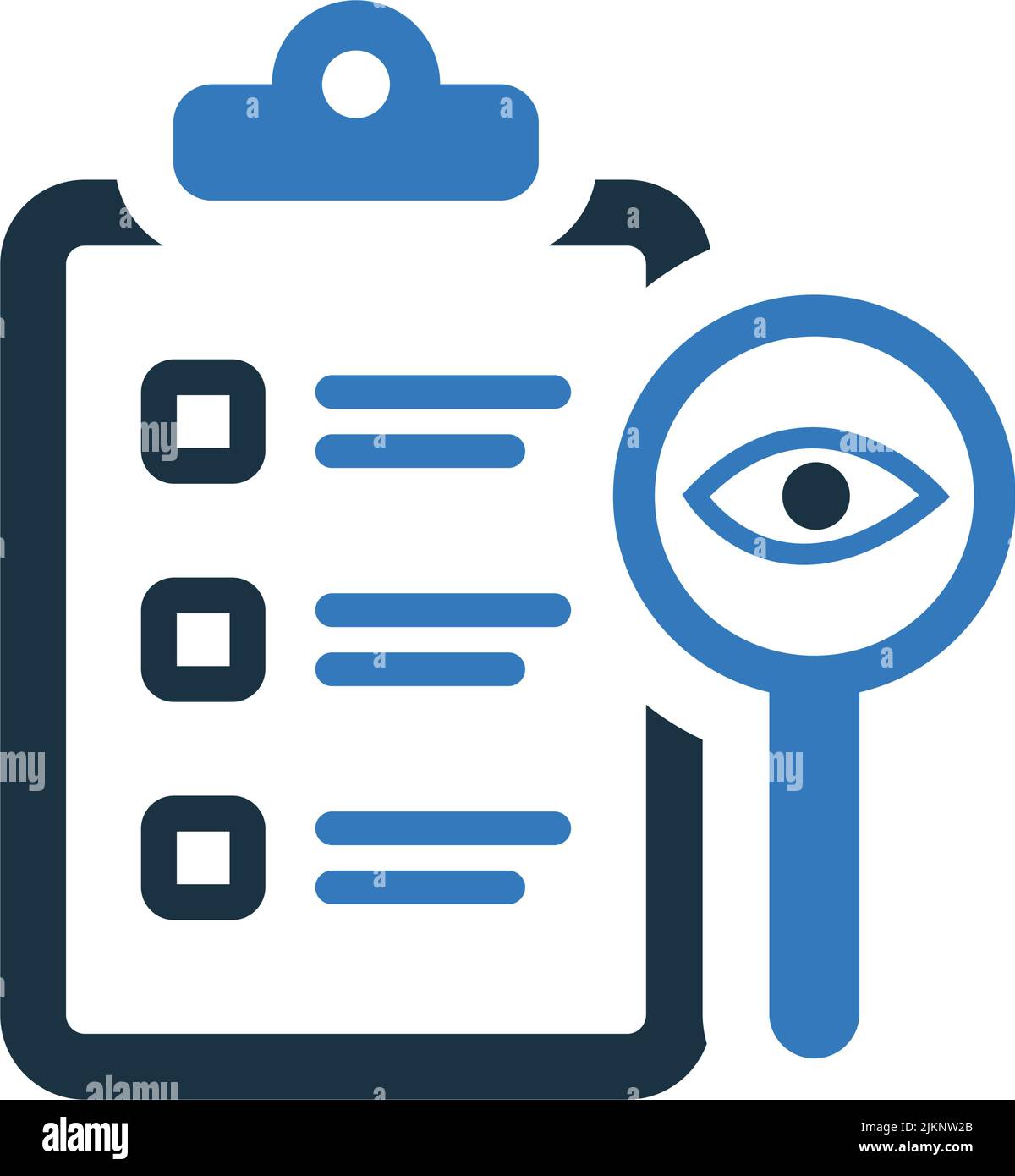 Audit, eye, search, report icon - Use for commercial purposes, print media, web or any type of ...