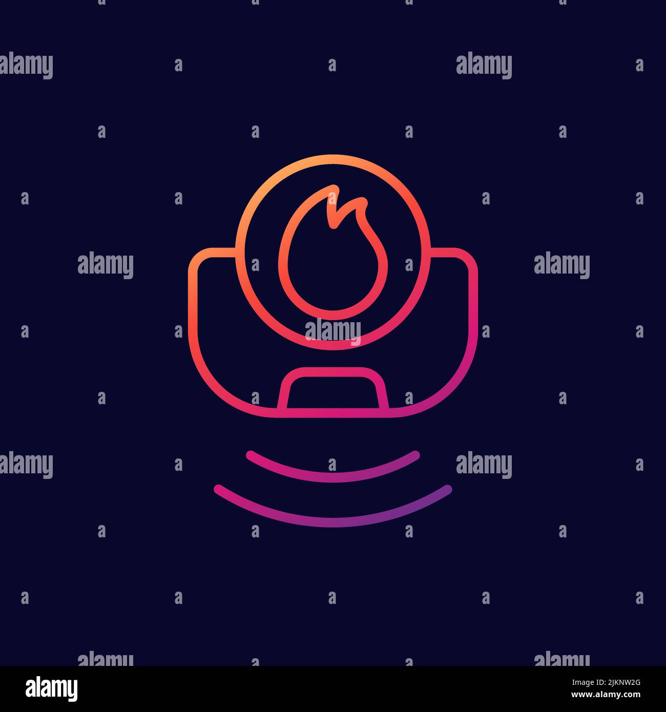 Detection range Stock Vector Images - Alamy