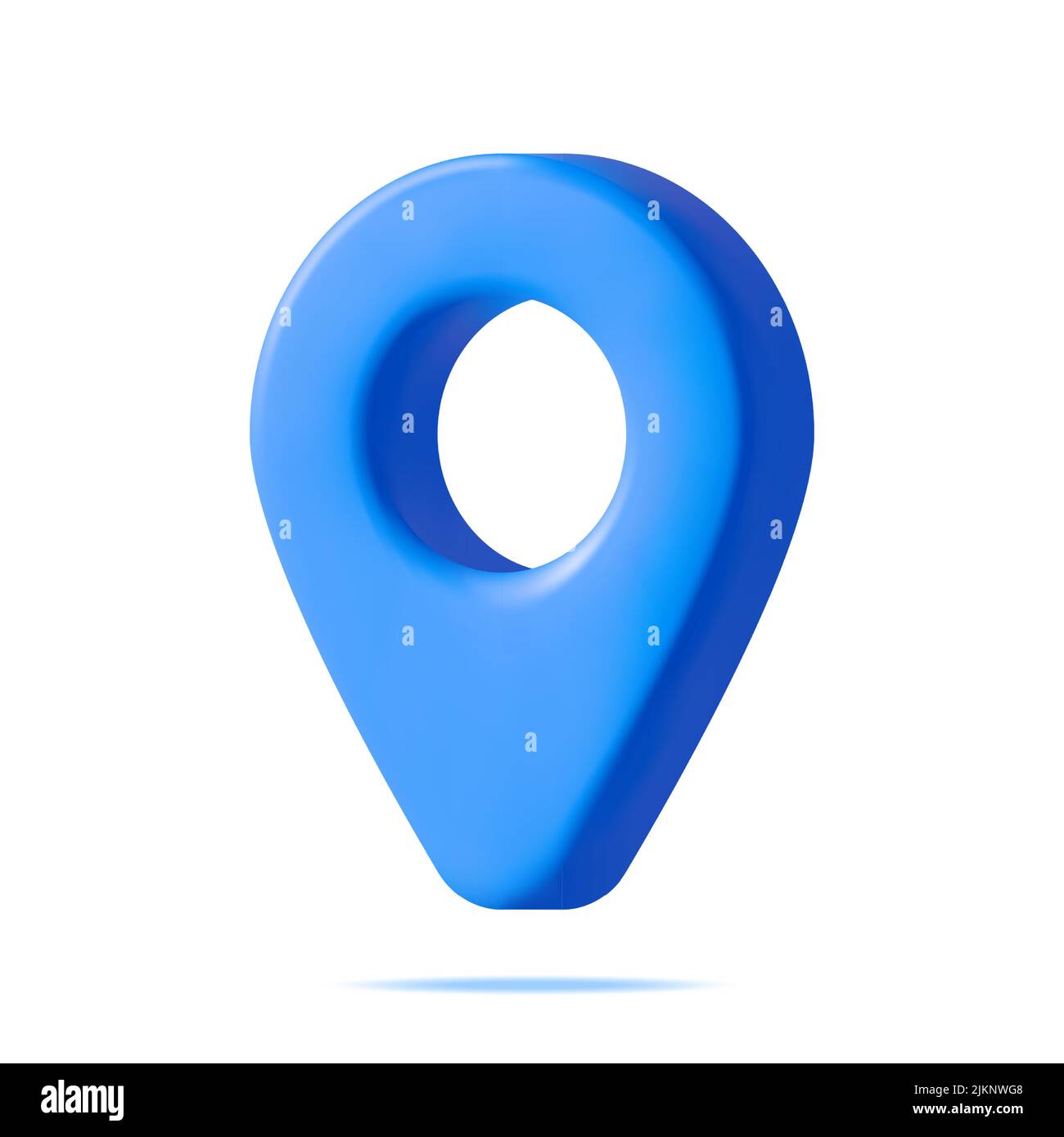 3D Location Map Pin Isolated on White Stock Vector Image & Art - Alamy