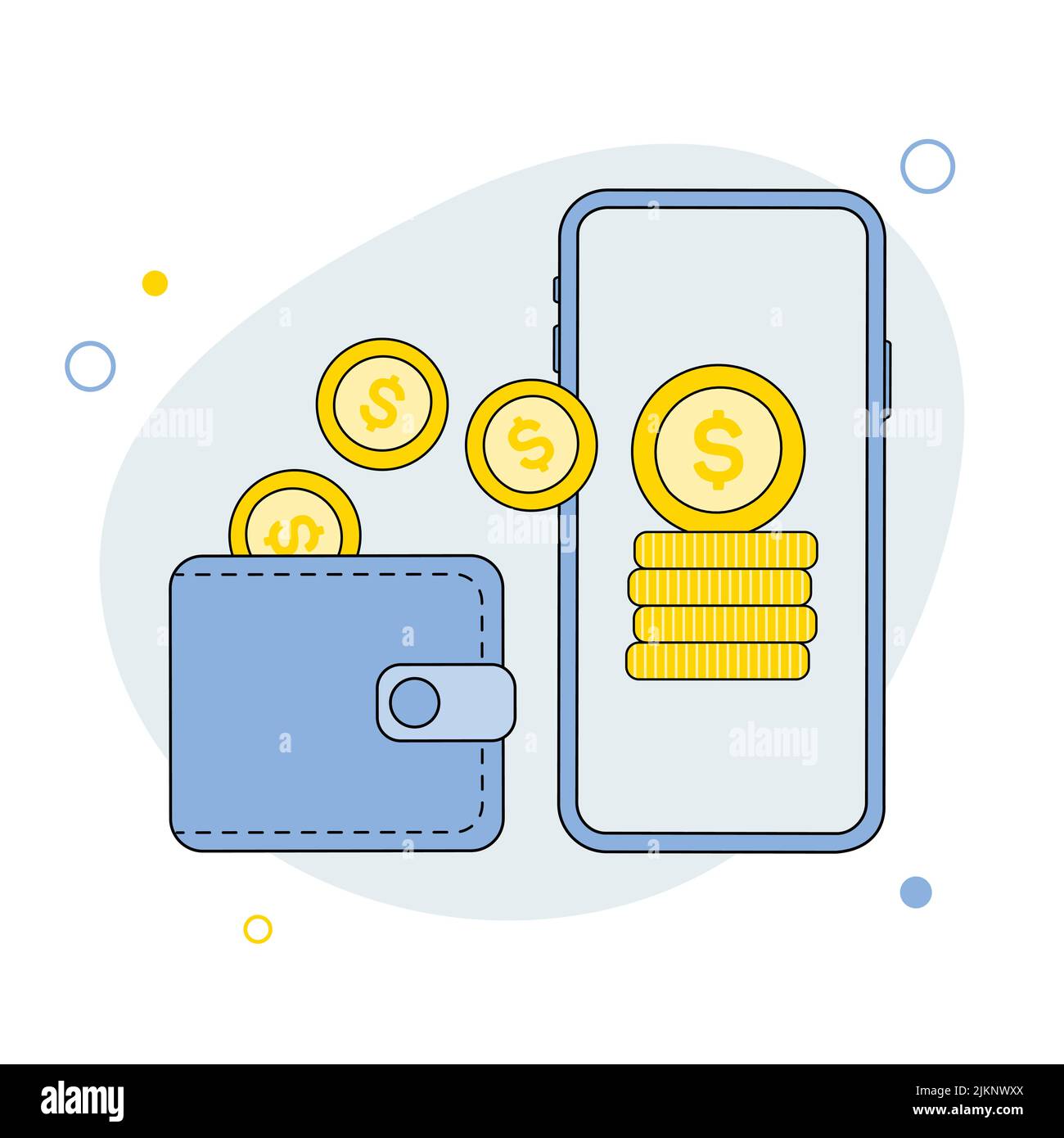 Money transfer. Online payment. Send and receive money wireless with ...