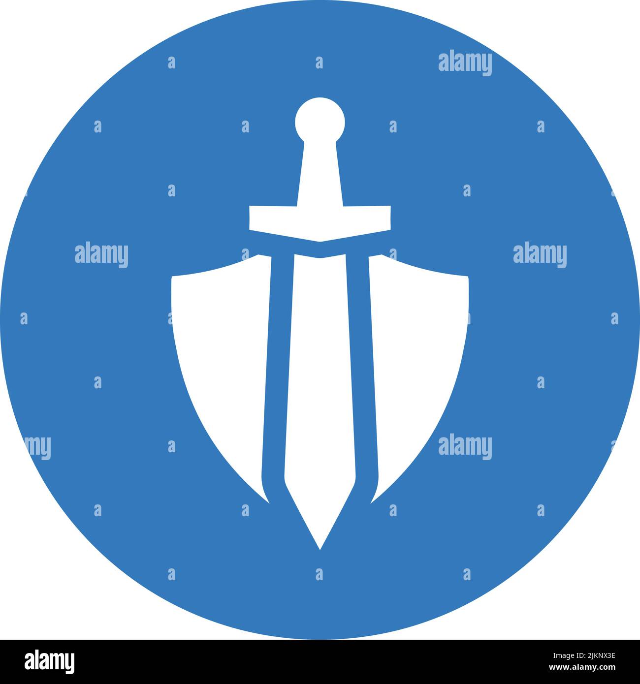 Shield, sword, military, security icon - Simple editable vector EPS ...