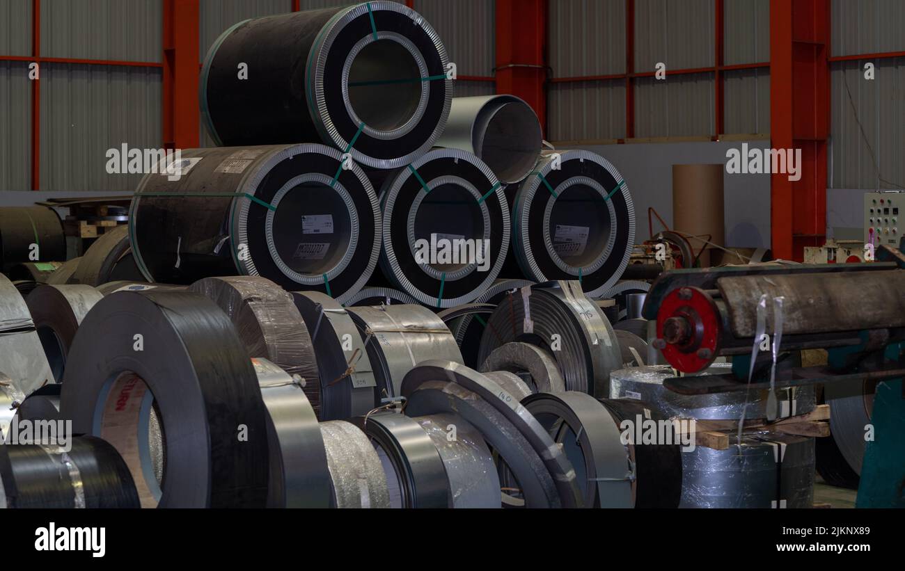 Rolls of galvanized steel sheet Scrap material stainless rolls ...