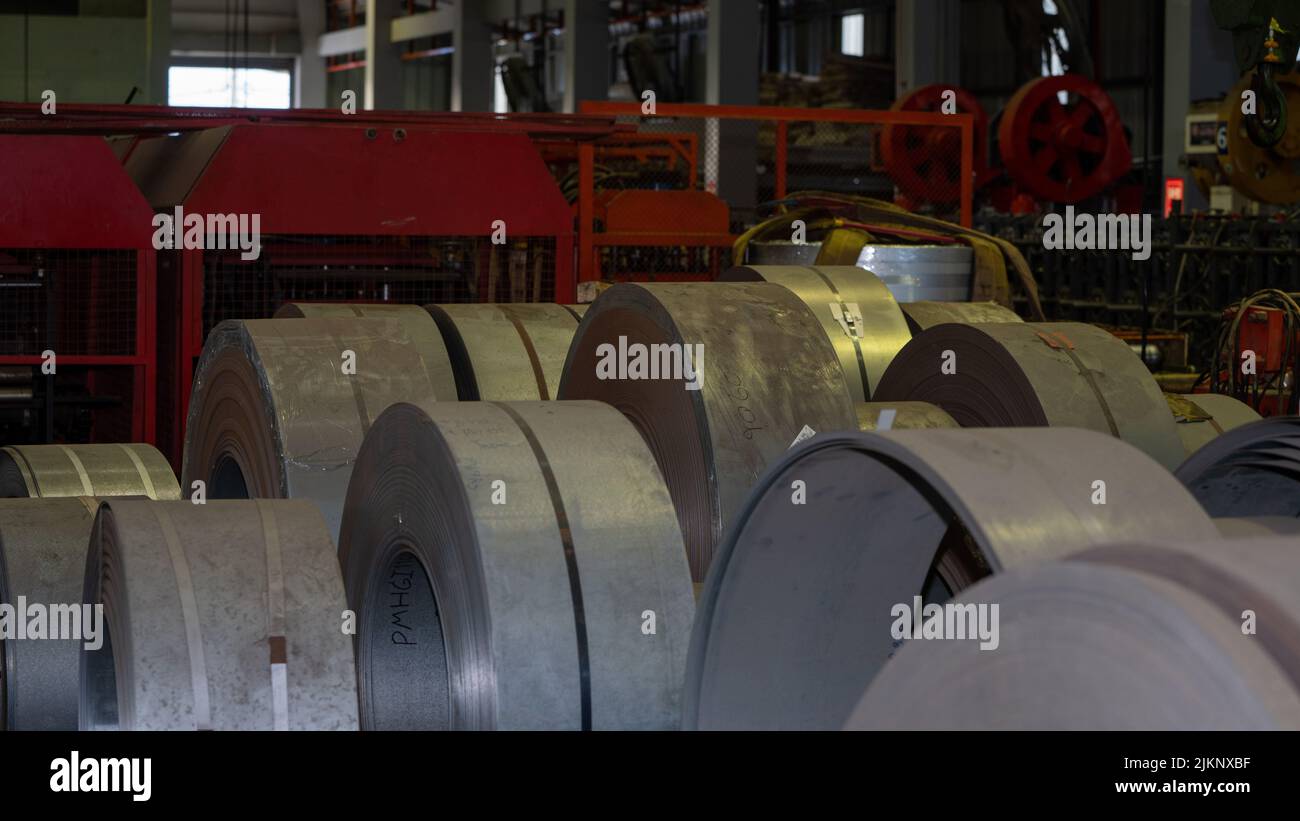 Rolls of galvanized steel sheet Scrap material stainless rolls ...