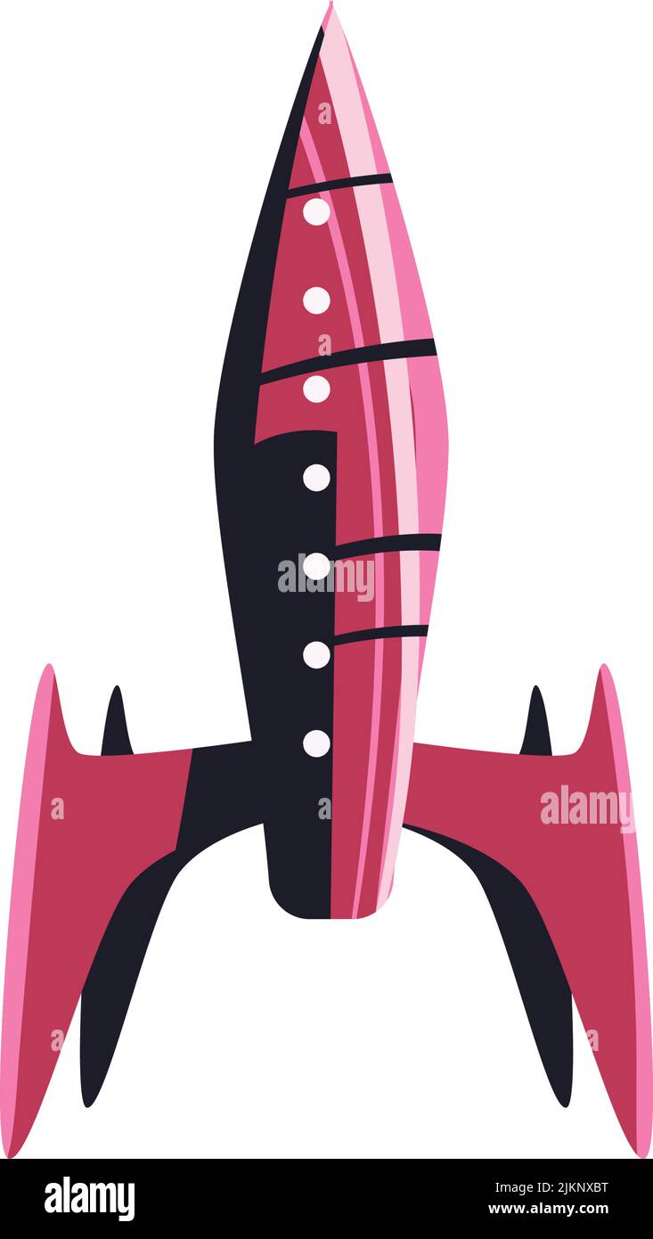 flat pink rocket Stock Vector Image & Art - Alamy