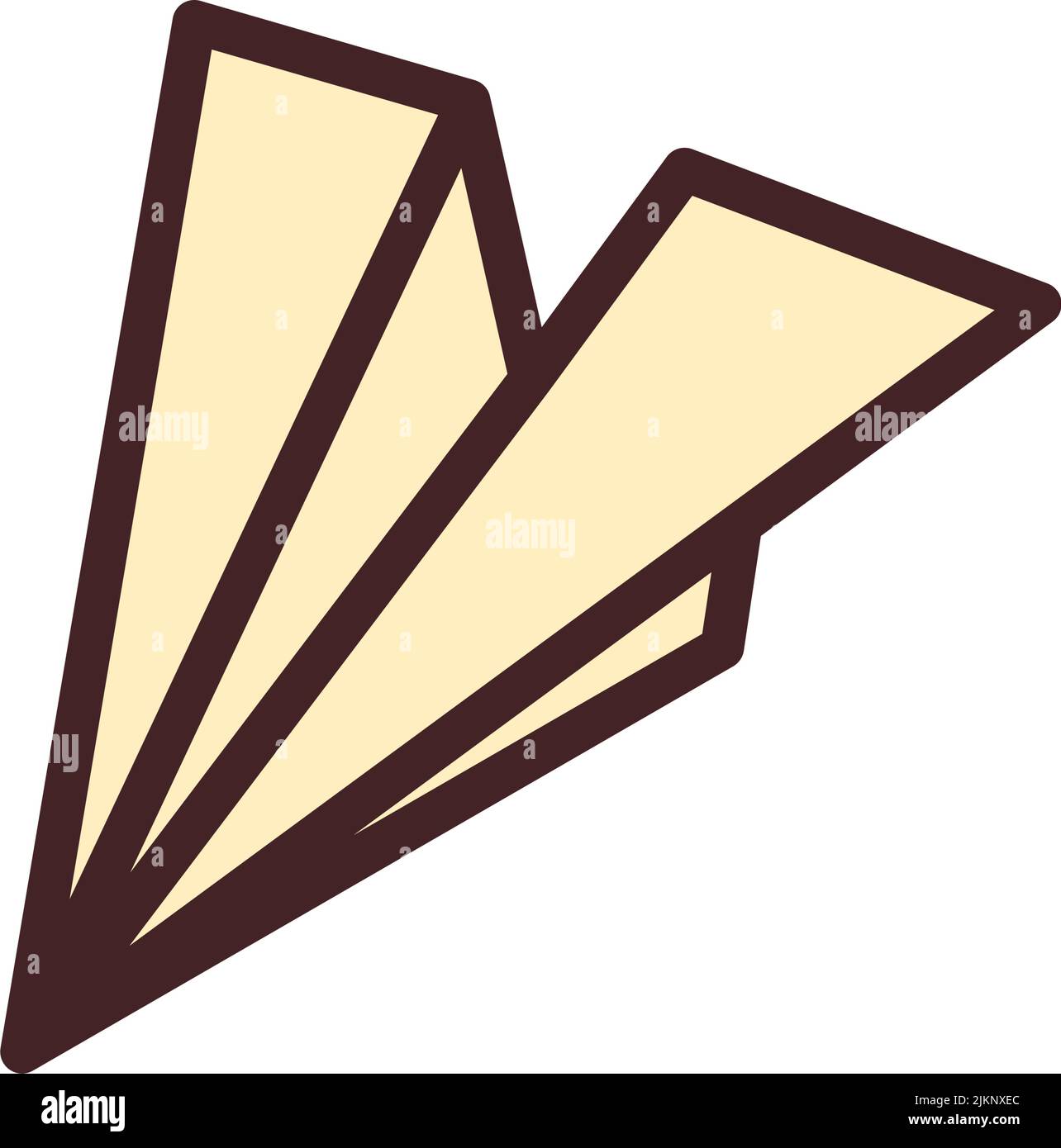 flat paper plane Stock Vector Image & Art - Alamy