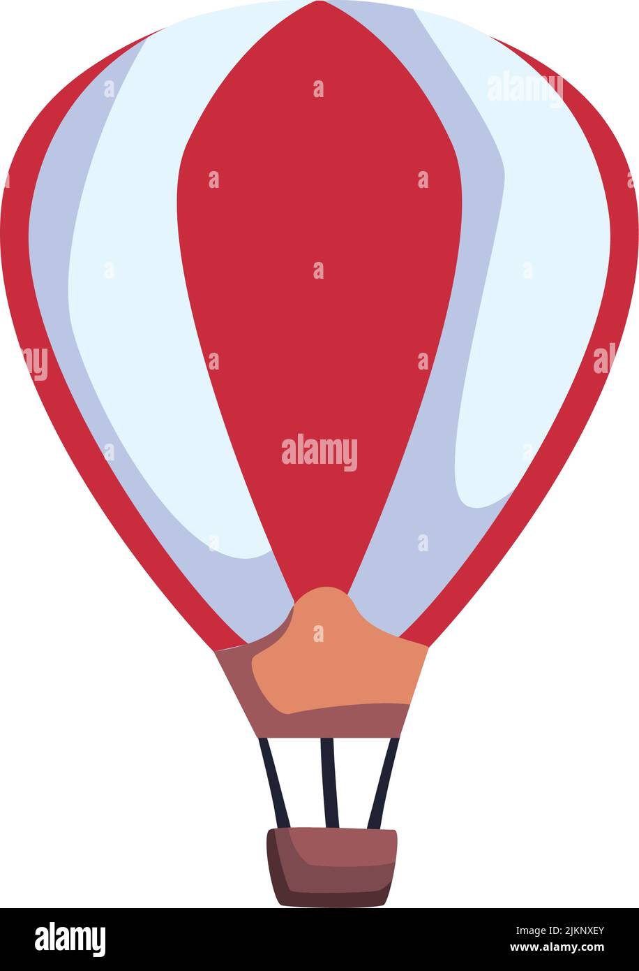 flat hot air balloon Stock Vector Image & Art - Alamy