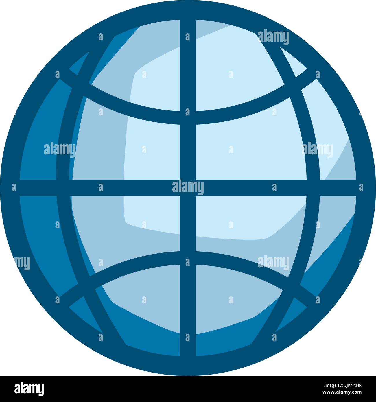 flat blue internet icon Stock Vector Image & Art - Alamy