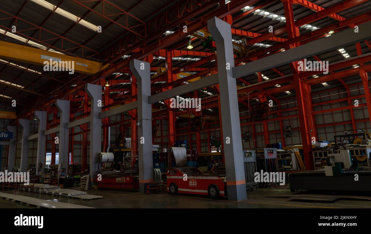 factory roof factory line in Heavy Industry concpet Stock Photo - Alamy