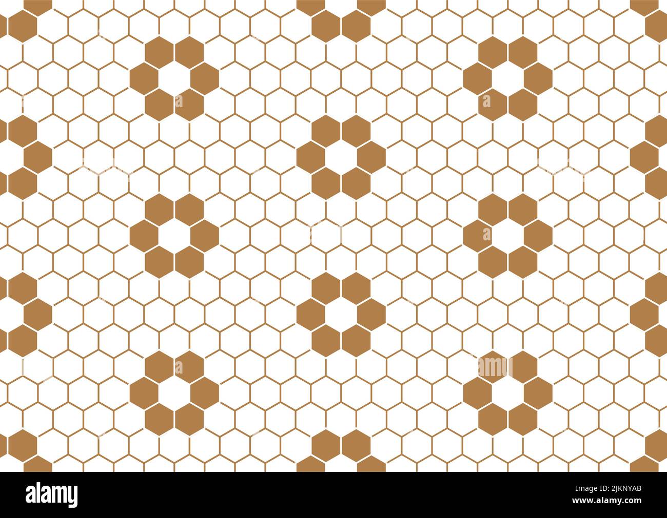 Seamless honeycomb pattern. Vector background hexagonal grid Stock ...