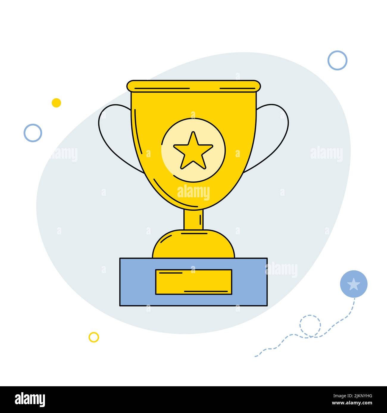 Cup award icon simple hi-res stock photography and images - Alamy