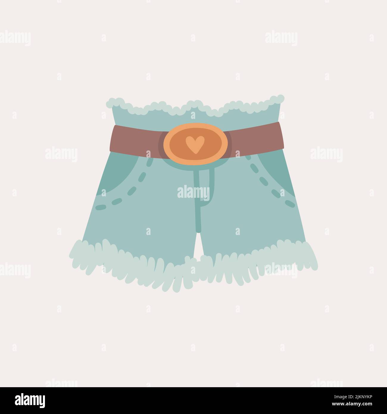 Denim short mockup Stock Vector Images - Alamy