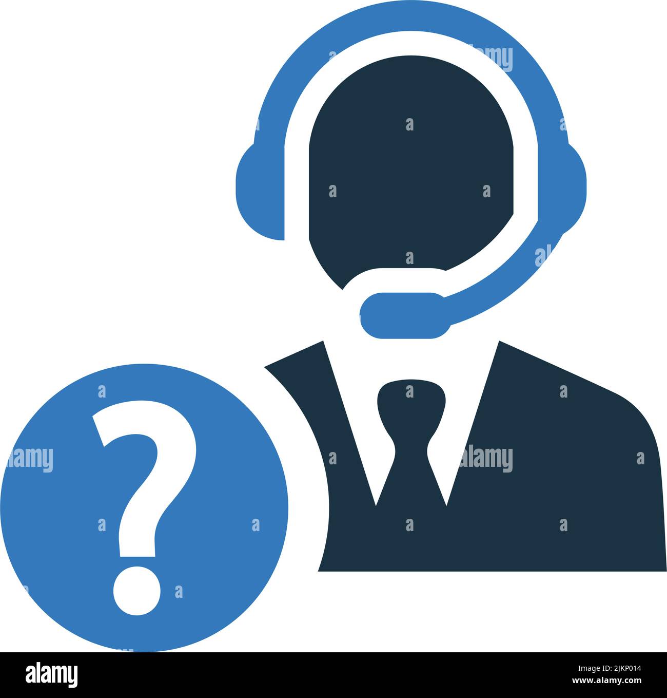 Phone operator, question icon - Vector EPS file. Perfect use for print ...