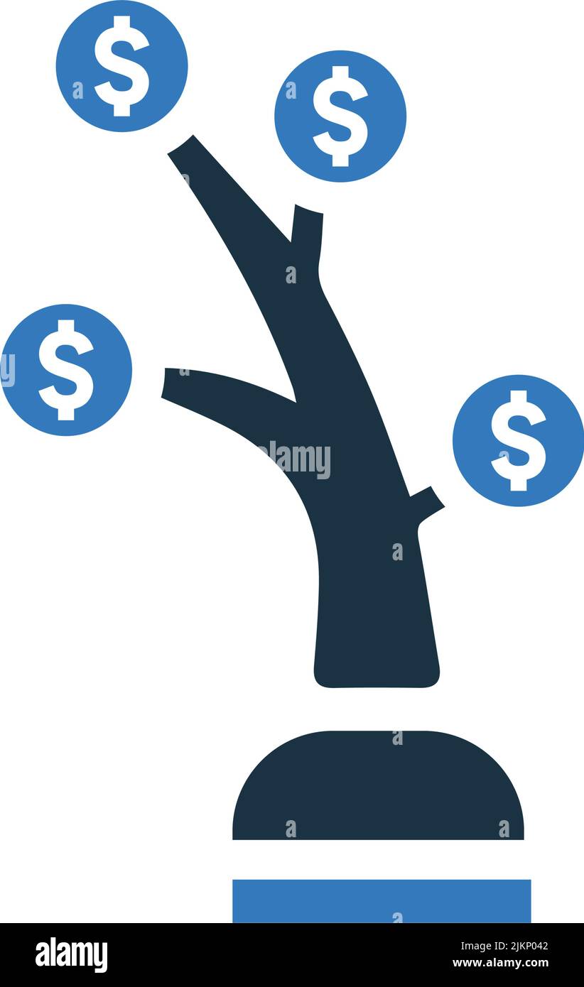 Plant, nature, money tree icon - Vector EPS file. Perfect use for print ...