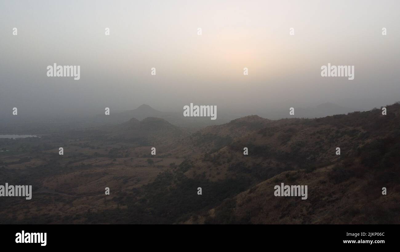 Aerial view scenic mountains hi-res stock photography and images - Alamy