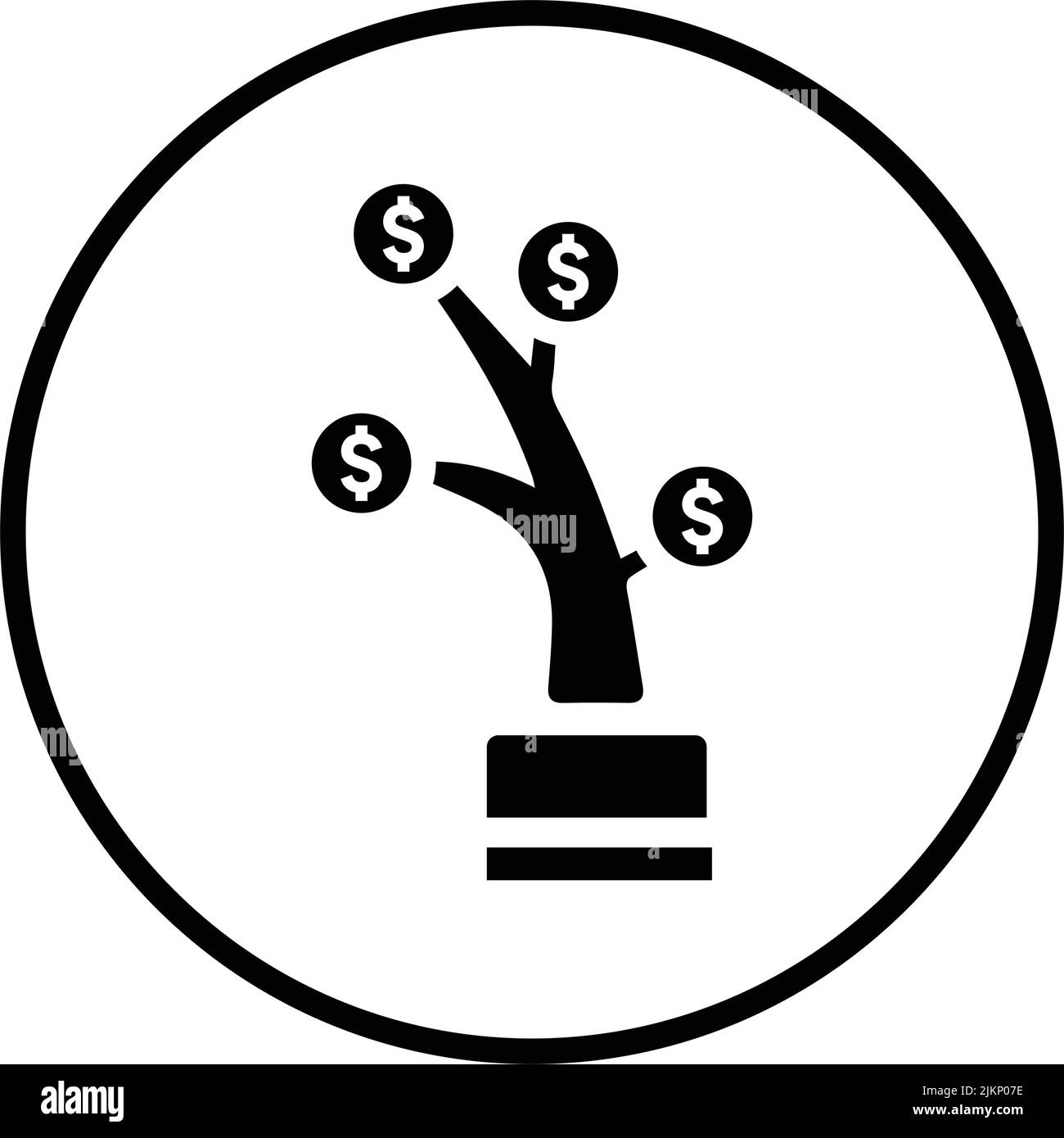 Money tree Black and White Stock Photos & Images - Alamy