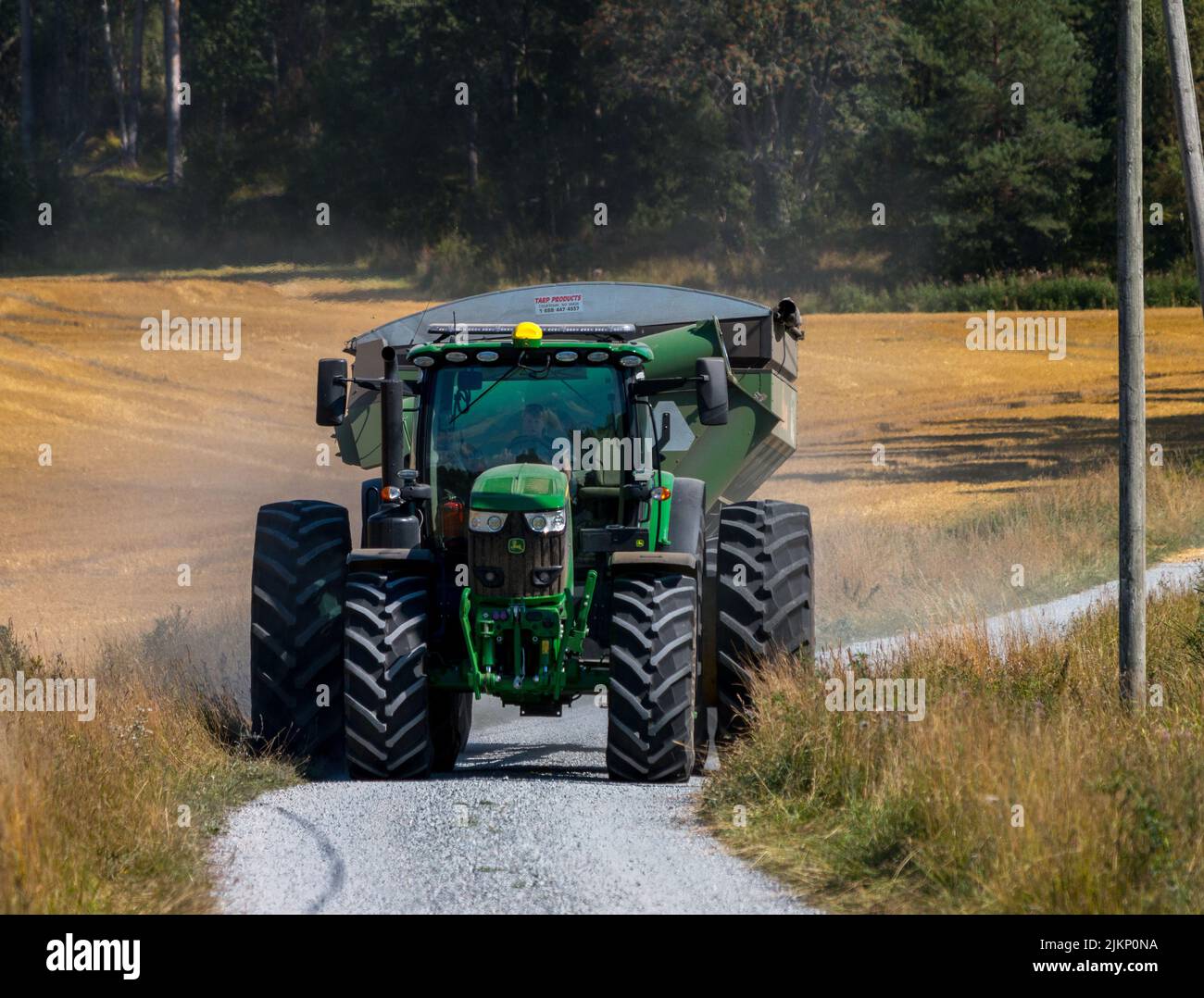 Rural tractor and crop hi-res stock photography and images - Alamy
