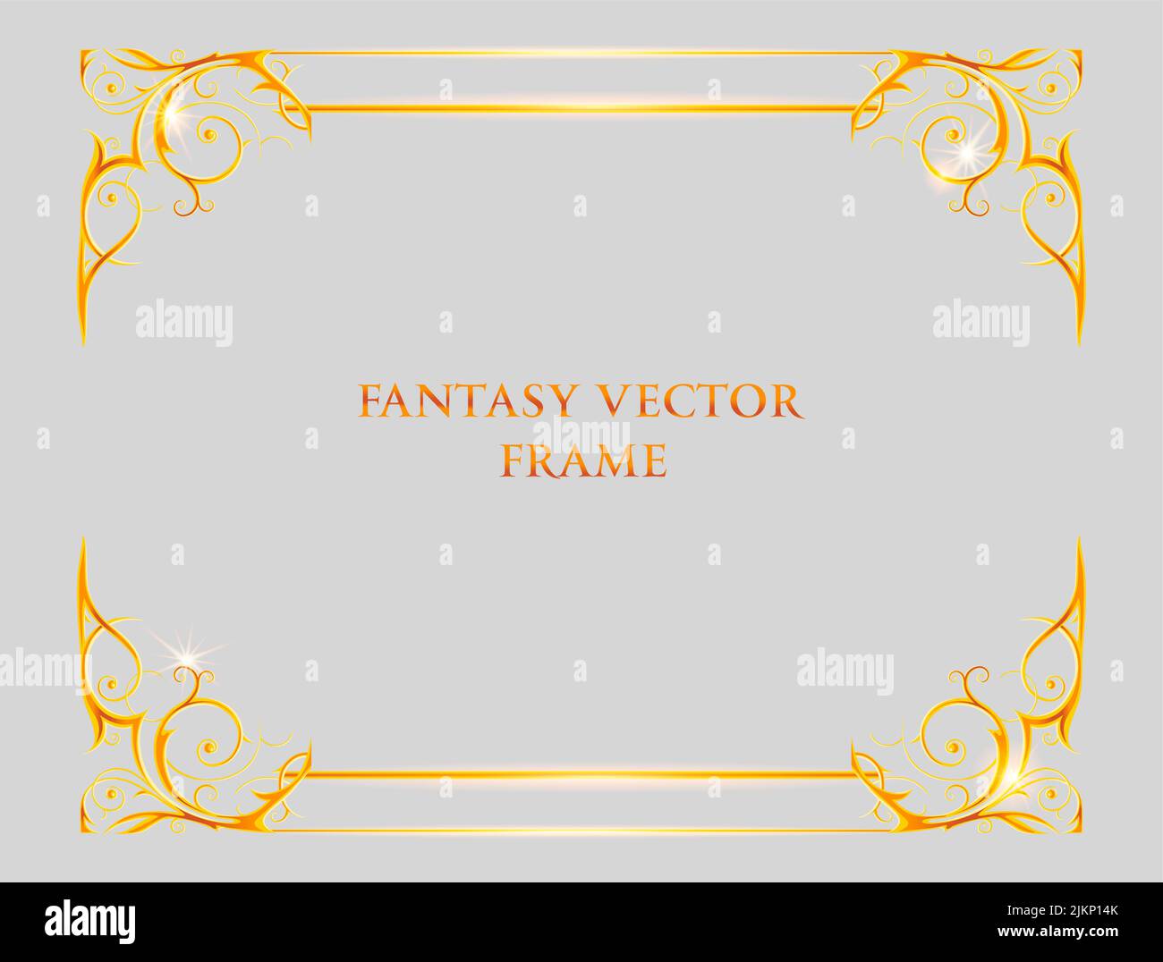 Fantasy frame clip art Stock Vector Image & Art - Alamy