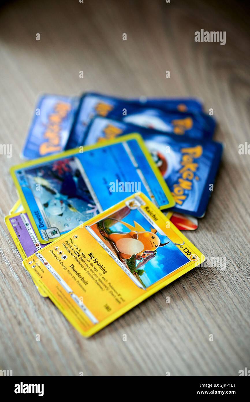 Pokemon cards hi-res stock photography and images - Alamy