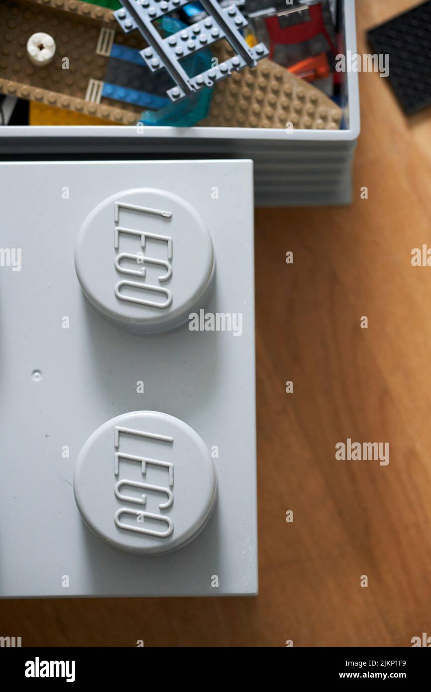 Toy lego box hi-res stock photography and images - Alamy