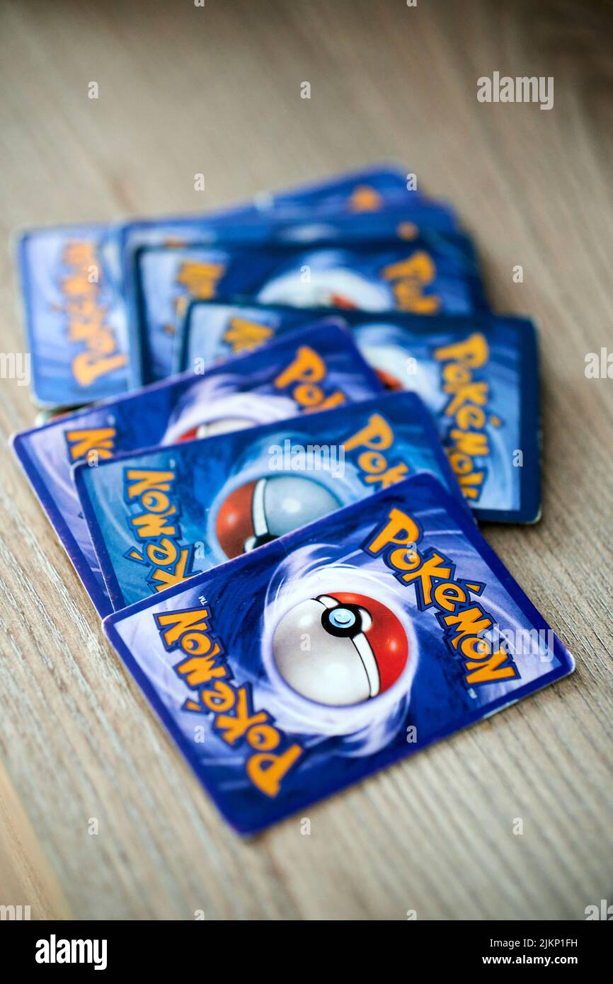 Pokemon cards hi-res stock photography and images - Alamy