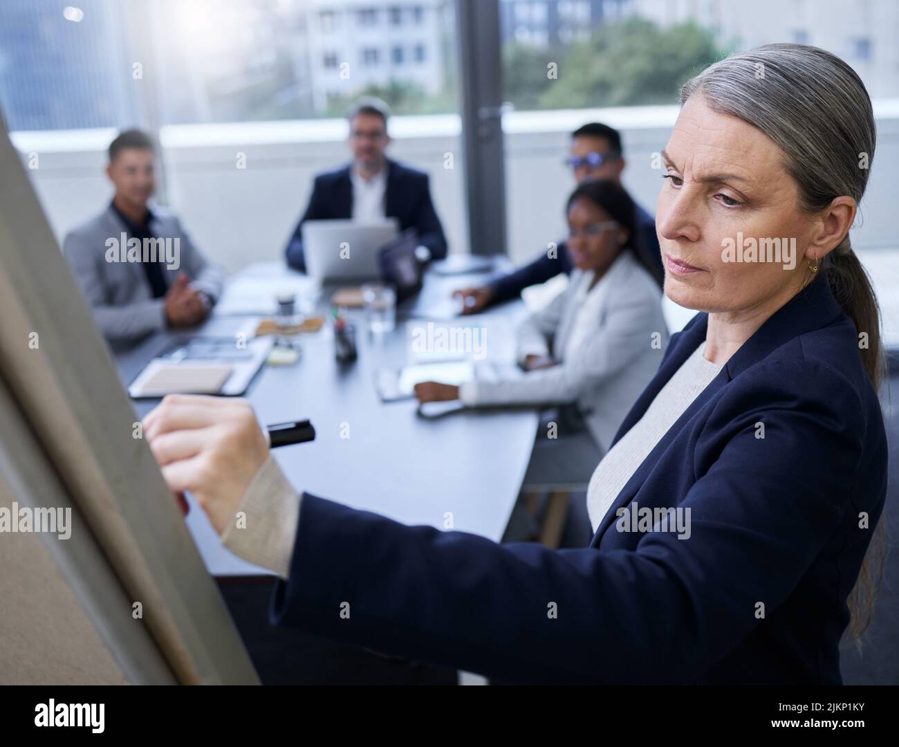 Female ceo boardroom table hi-res stock photography and images - Alamy