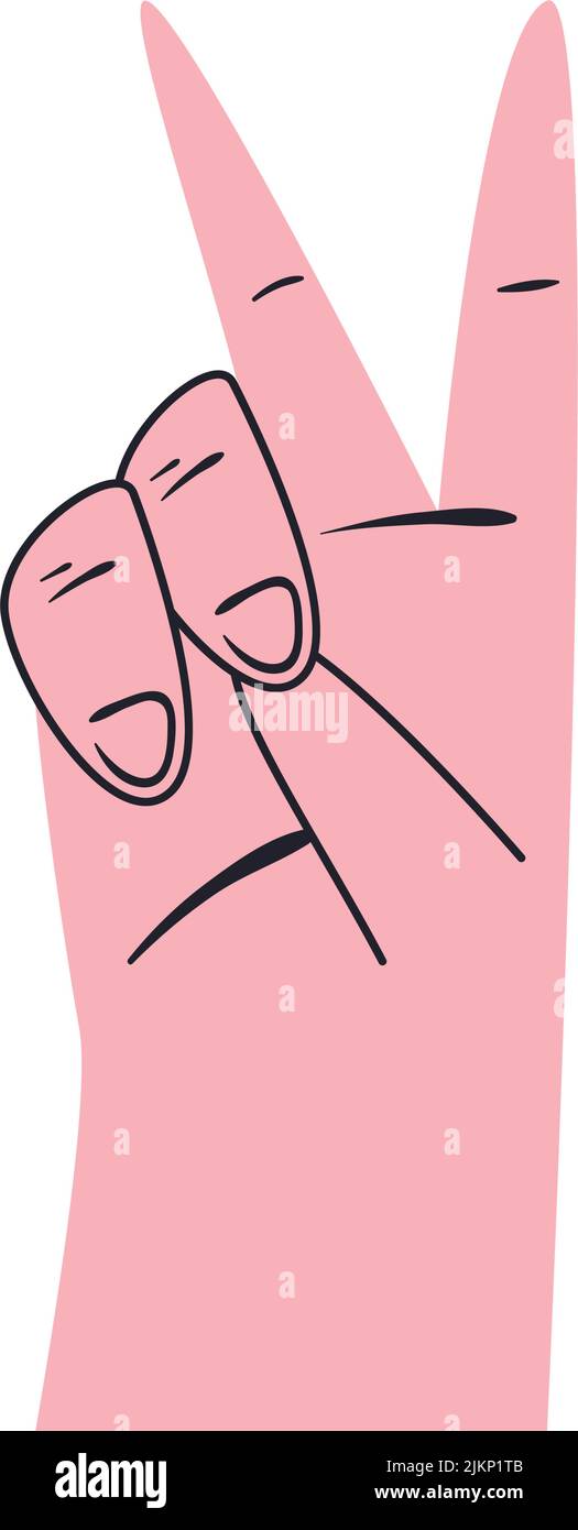 flat hand design Stock Vector Image & Art - Alamy