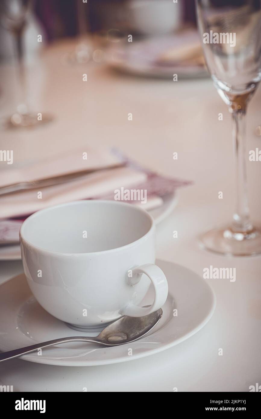 A table laid for an English afternoon tea Stock Photo - Alamy