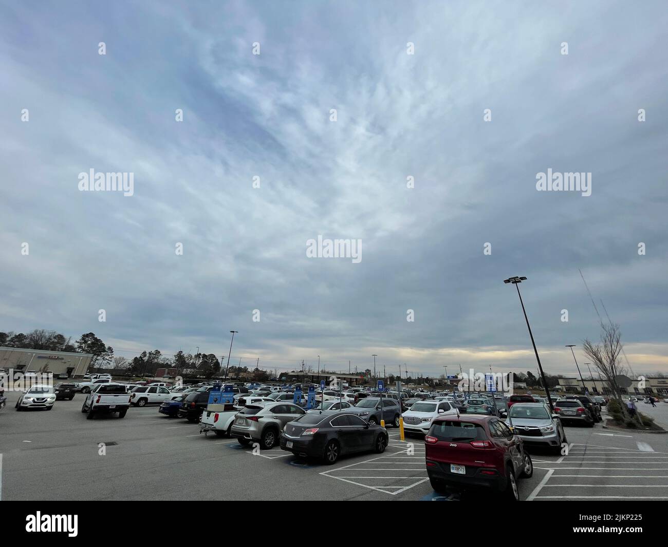 A Kroger retail store parking lot with parked cars Stock Photo - Alamy