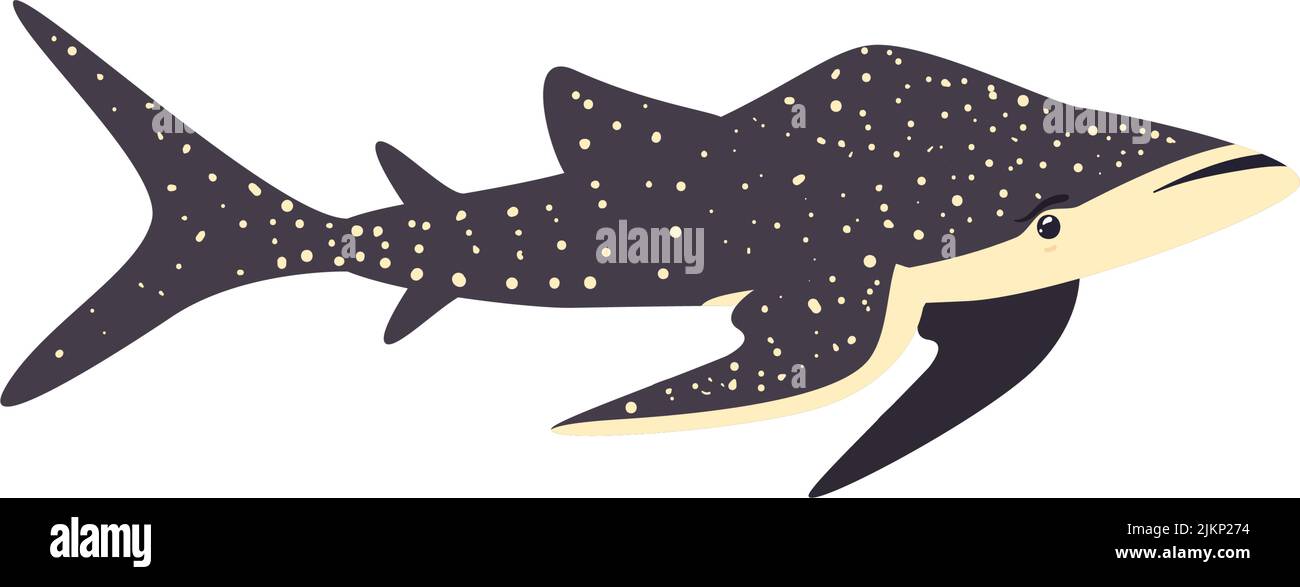 flat happy whale Stock Vector Image & Art - Alamy