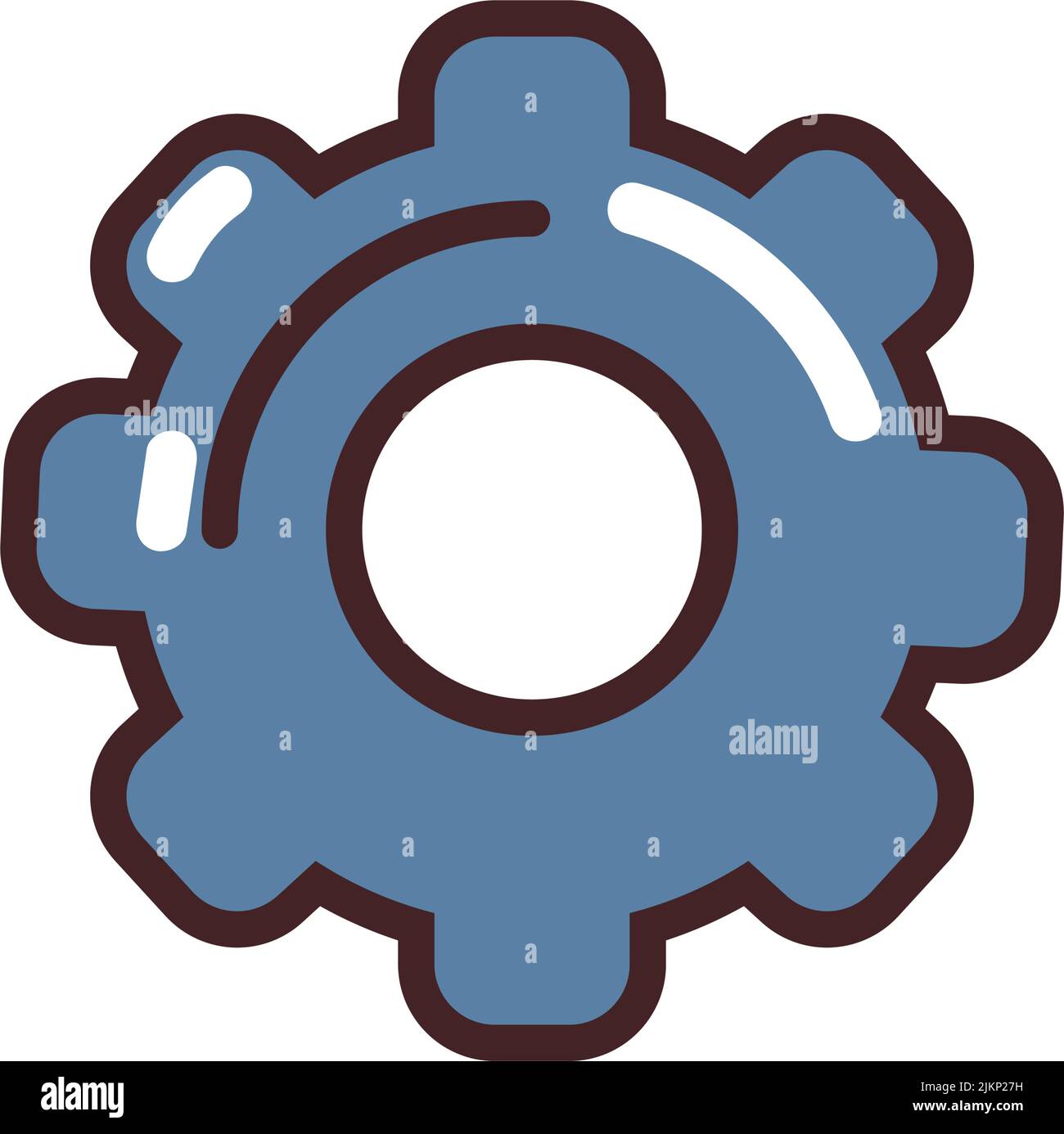 flat gear design Stock Vector Image & Art - Alamy