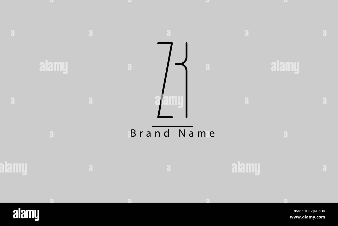 Alphabet letters Initials Monogram logo ZK KZ Z K Stock Vector Image ...