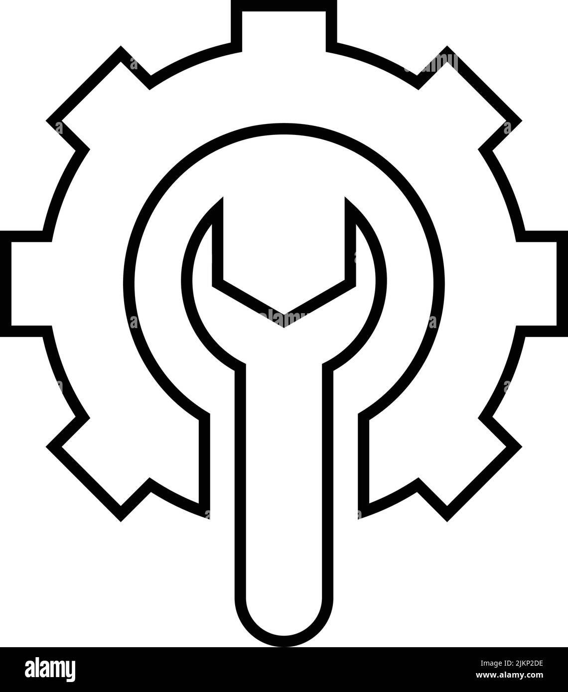 Tools, gear, business icon - Simple editable vector EPS file Stock Vector Image & Art - Alamy