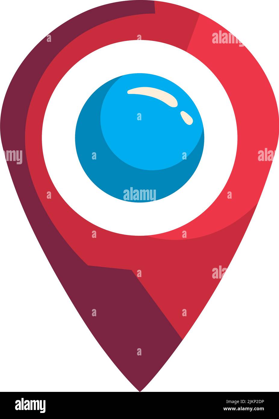 flat location pin Stock Vector Image & Art - Alamy